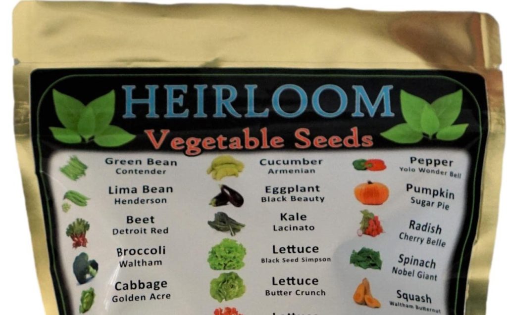 Heirloom Vegetable Seeds - Variety Pack - No Blog Title Set